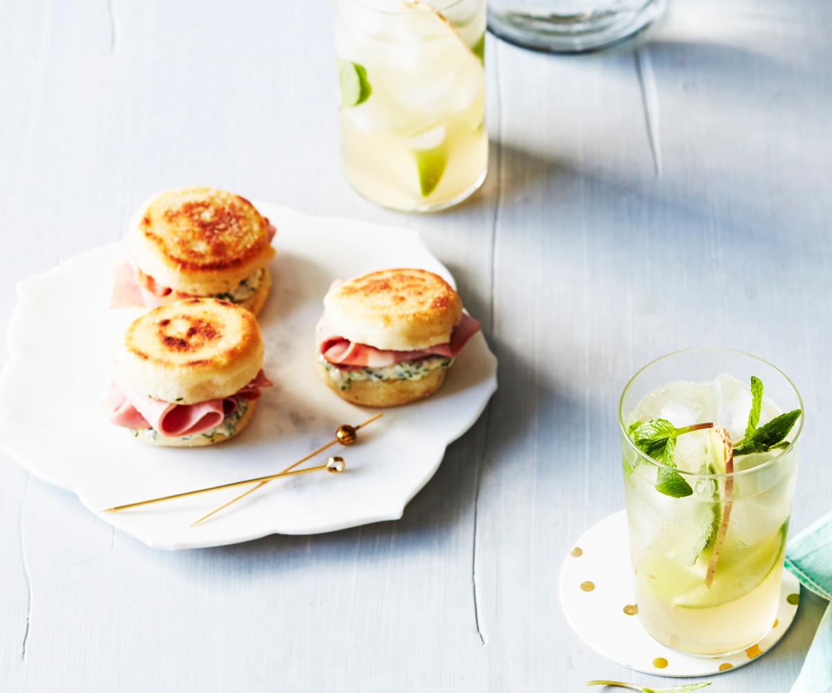 Mini English muffins recipe | Gourmet Traveller