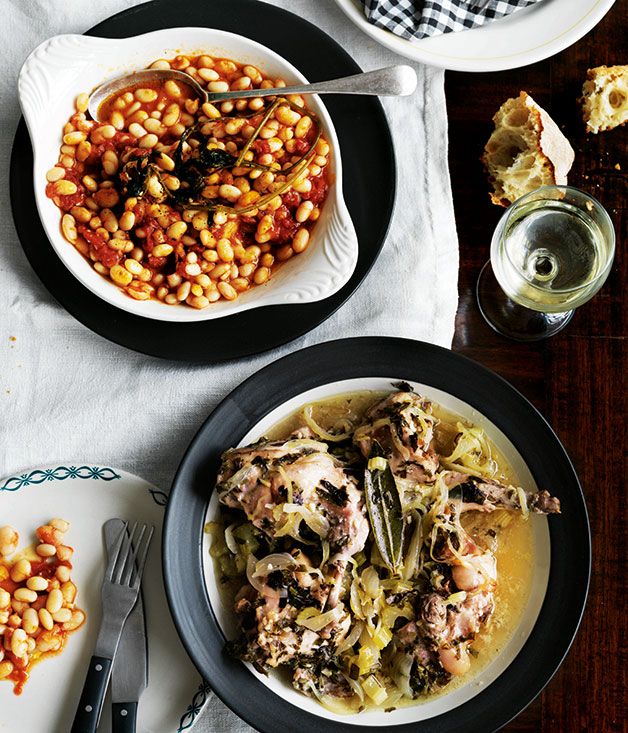 Coniglio al forno roast rabbit | Gourmet Traveller