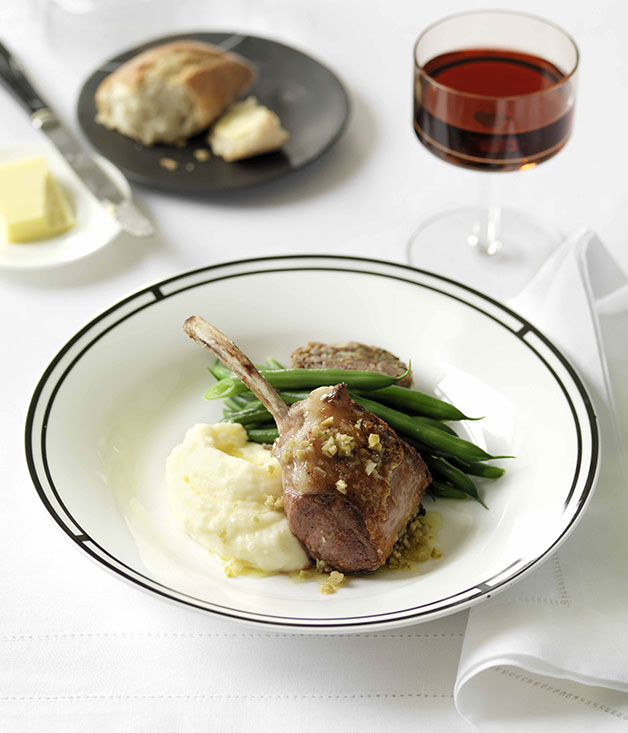 Lamb with confit shoulder and sheeps curd and potato puree recipe ...