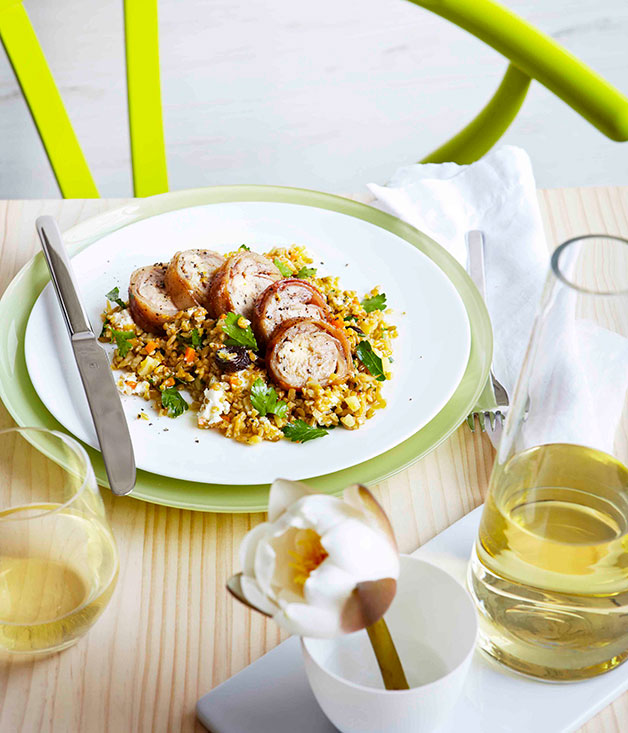 Quail ballotine with freekeh, cranberries and goat’s cheese | Gourmet ...