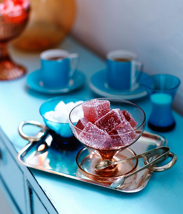 Sugared strawberry jubes | Gourmet Traveller