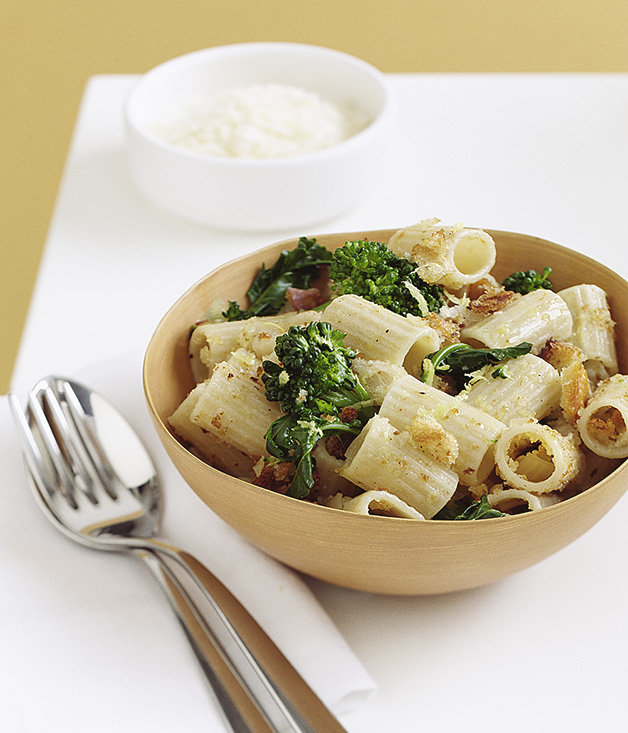 Ditali with broccolini and bread recipe | Pasta recipe | Gourmet ...