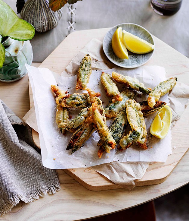 Savoury fritter recipes | Gourmet Traveller