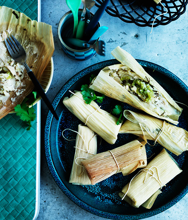 Chicken tamales recipe | Gourmet Traveller