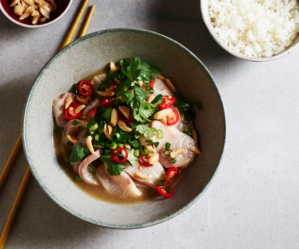 Chiu chow raw fish salad recipe | Gourmet Traveller