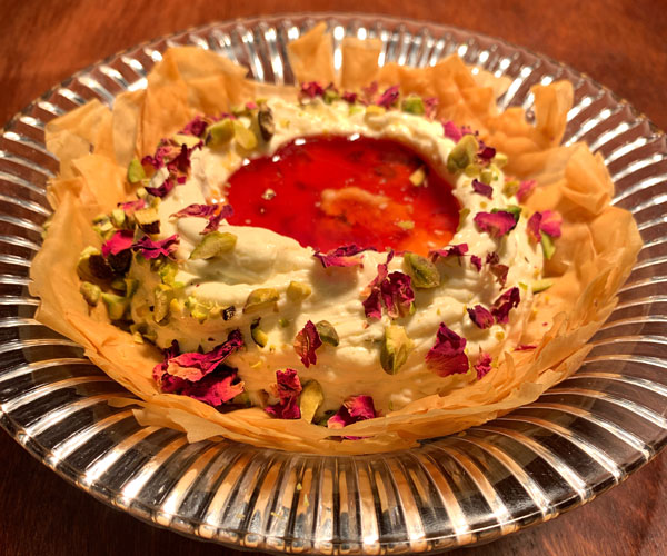 The Mary's knafeh is raising funds for Cook for Syria | Gourmet Traveller