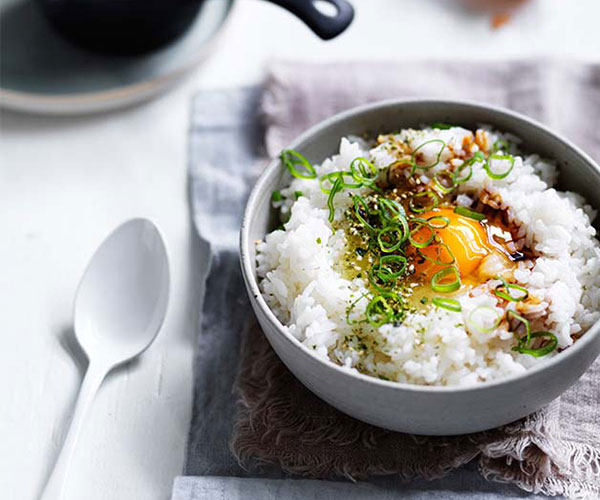 Egg and rice bowls recipe | Gourmet Traveller