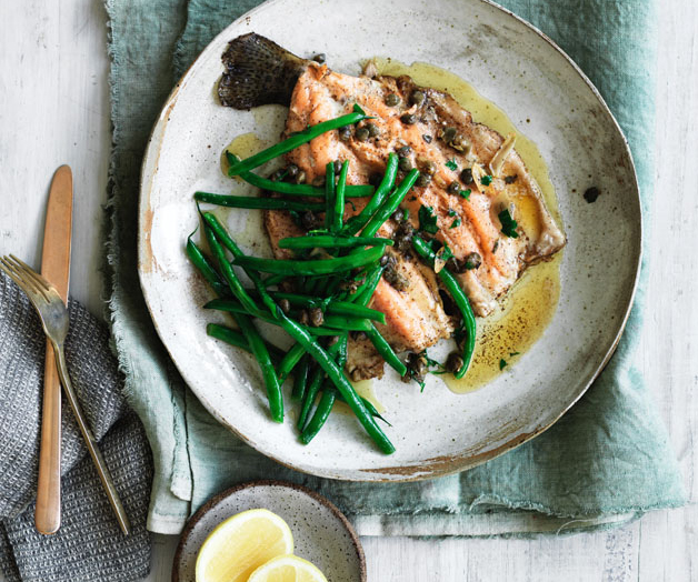 Trout with brown butter, capers and garlic recipe | Gourmet Traveller