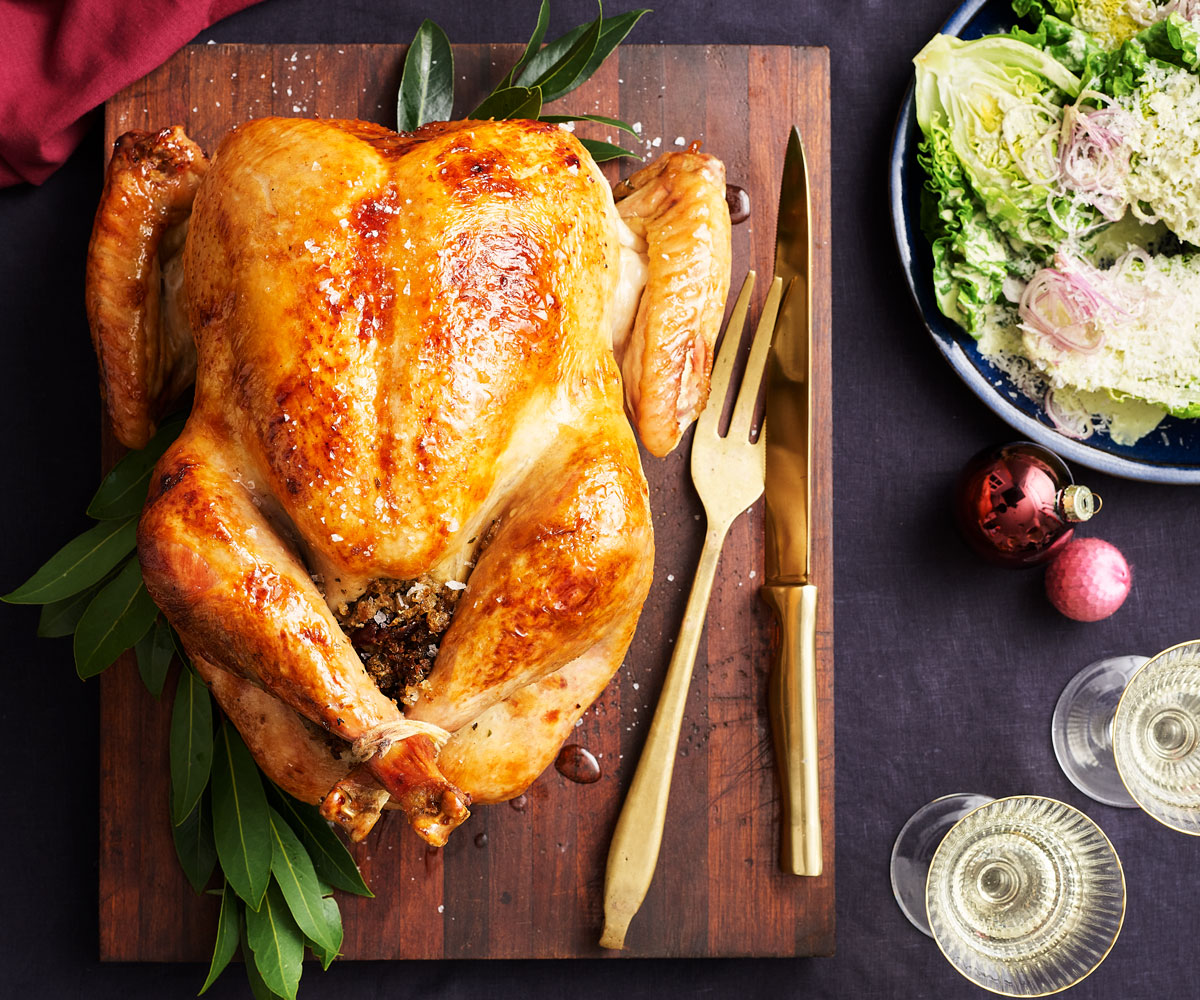Bay leaf and lemon myrtle roast turkey recipe | Gourmet Traveller
