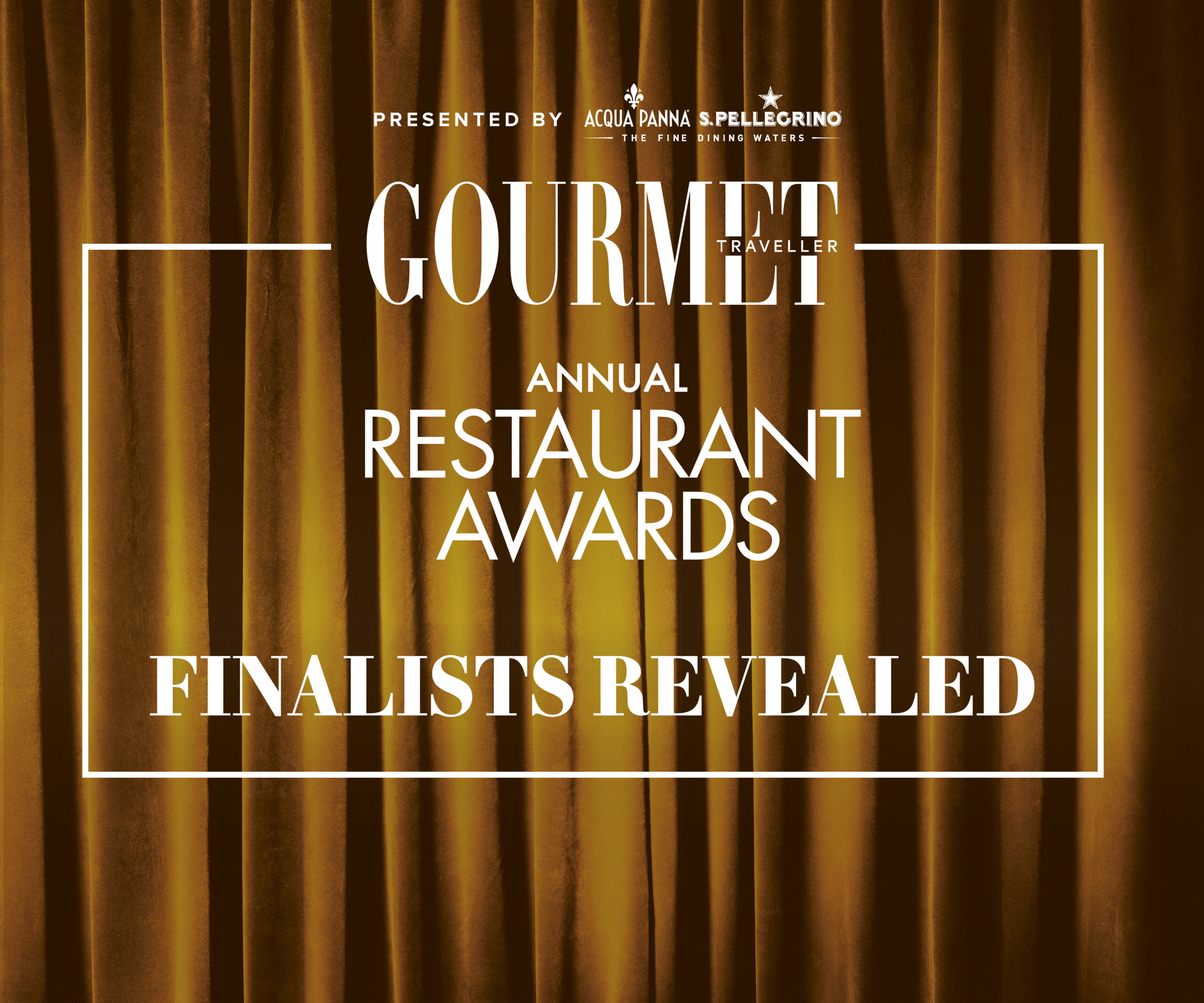 Finalists: Gourmet Traveller Restaurant Awards