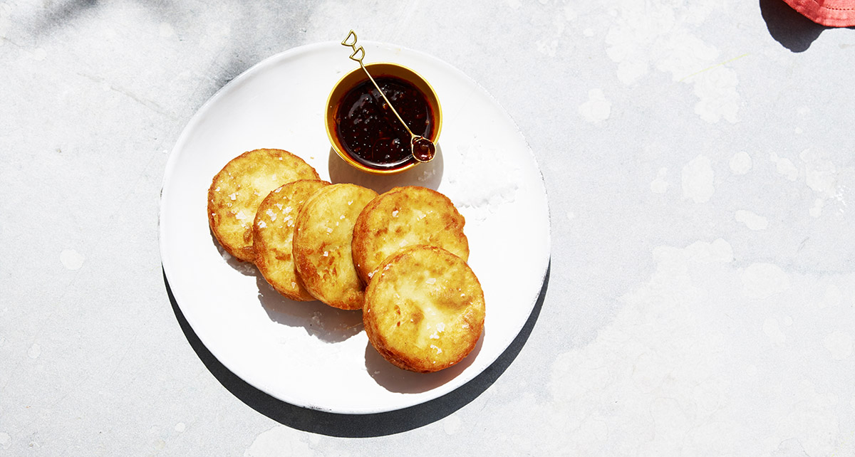 Hash browns with chilli sauce recipe | Gourmet Traveller