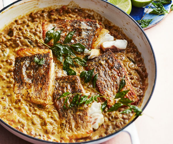 Coconut dhal recipe with fish | Gourmet Traveller