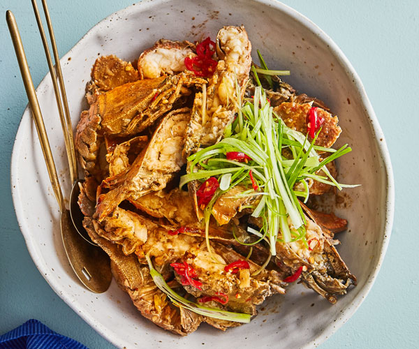 Bug tails with butter and Asian flavours recipe | Gourmet Traveller