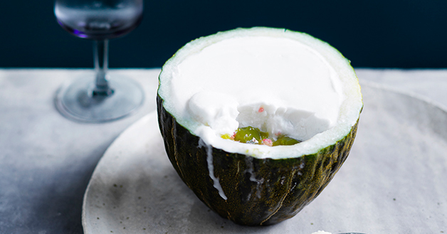 Daniel Pepperell's melon en surprise recipe | Gourmet Traveller