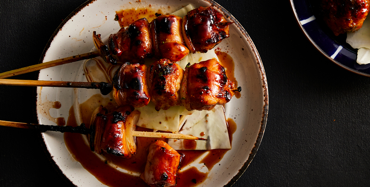 Chicken thigh skewers recipe by Chaco Bar | Gourmet Traveller