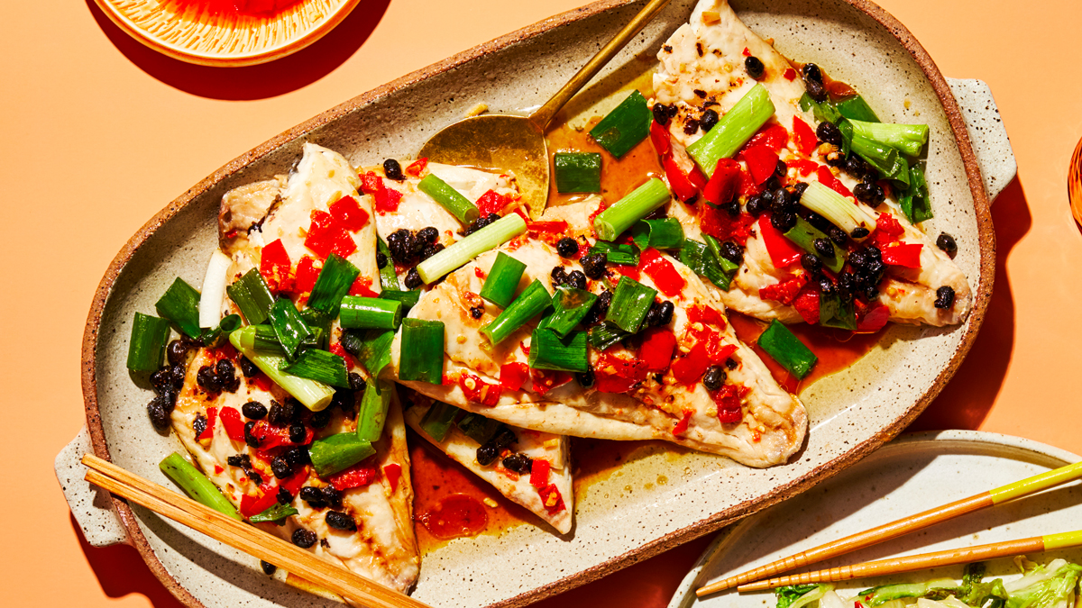 Hunan steamed fish recipe with salted chillies by Tony Tan | Gourmet ...