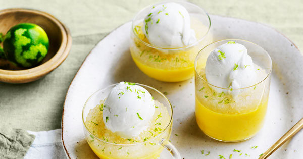 Mango pudding recipe by Louis Tikaram | Gourmet Traveller